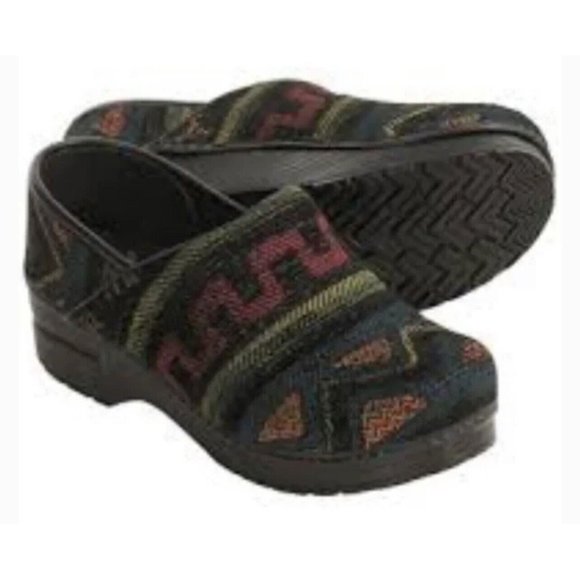 Dansko | Shoes | Dansko Professional Aztec Southwestern Tapestry Clogs ...